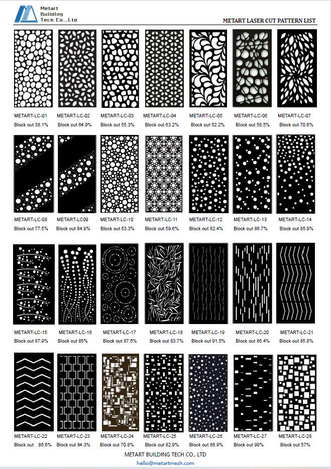 PATTERN LIST_METART BUILDING TECH CO., LTD